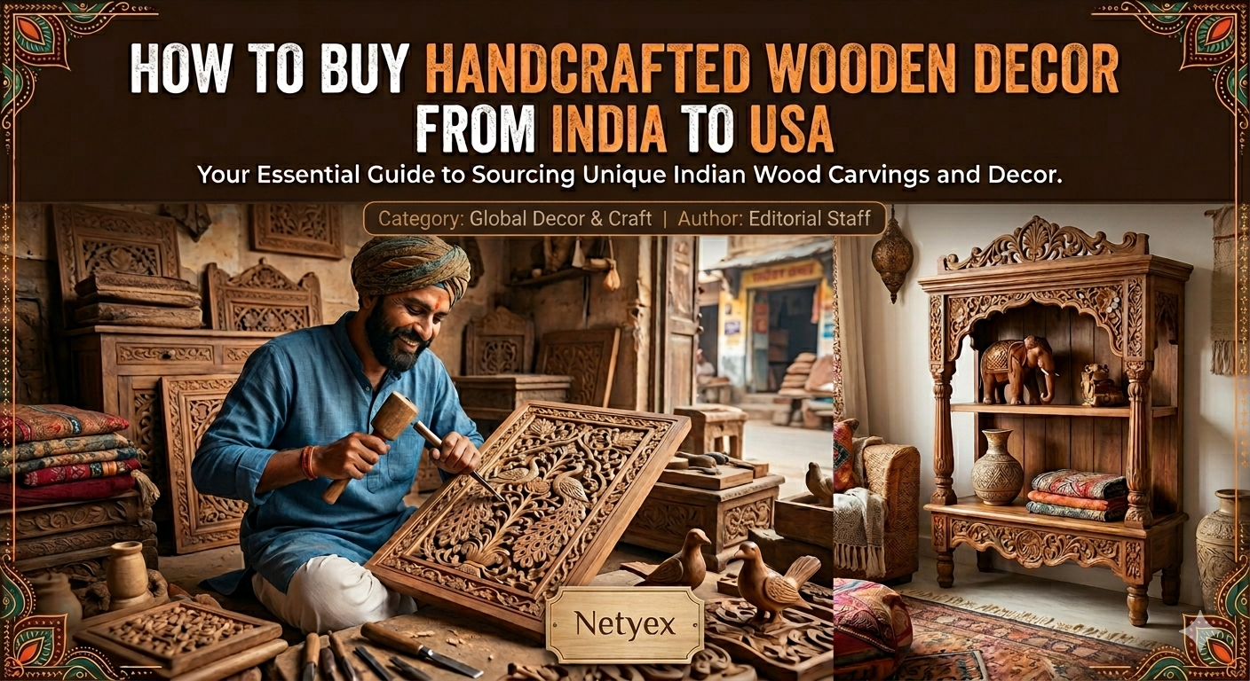 How to Buy Handcrafted Wooden Decor from India to USA - Curated ...